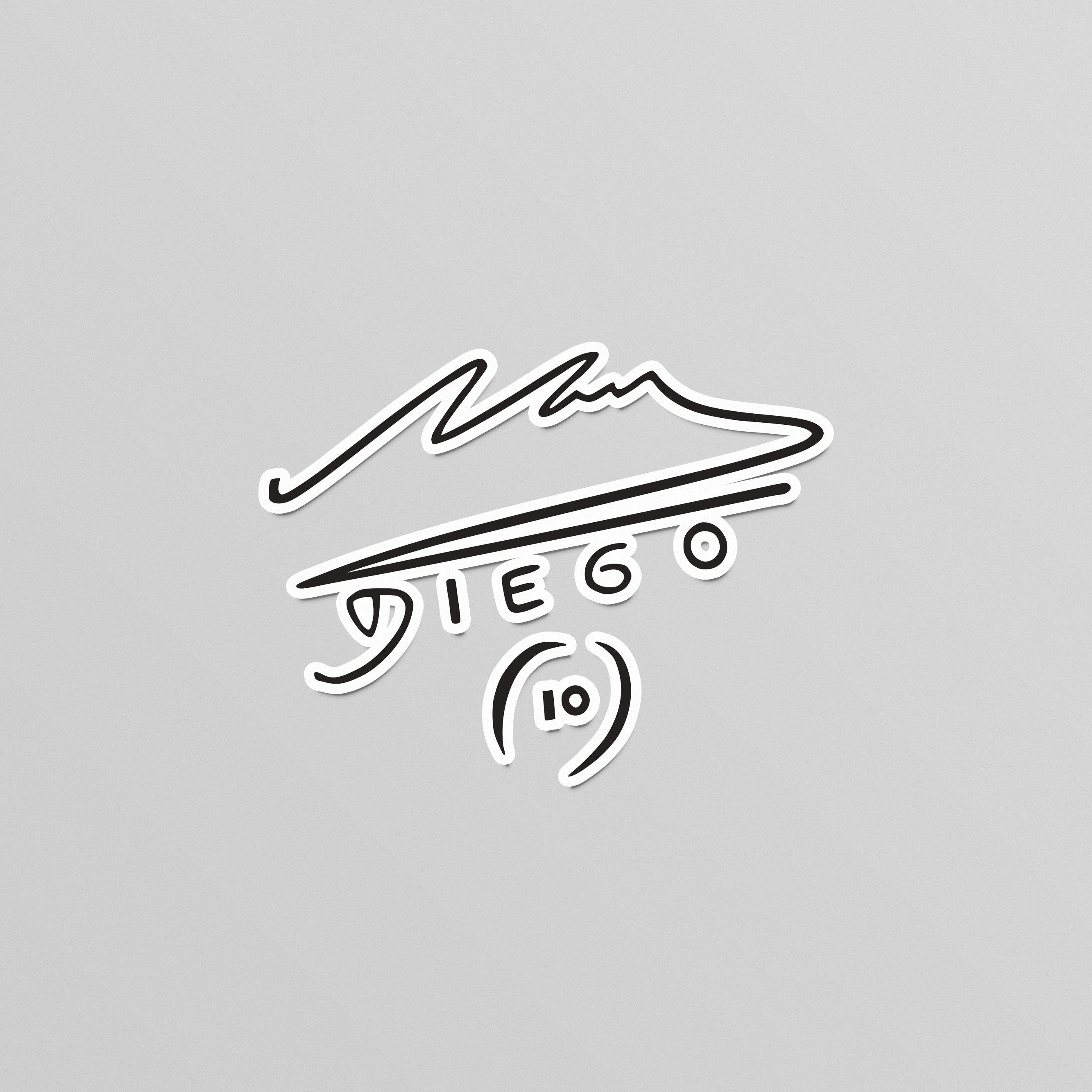 STICKER / DIEGO SIGNATURE – Trescuadra