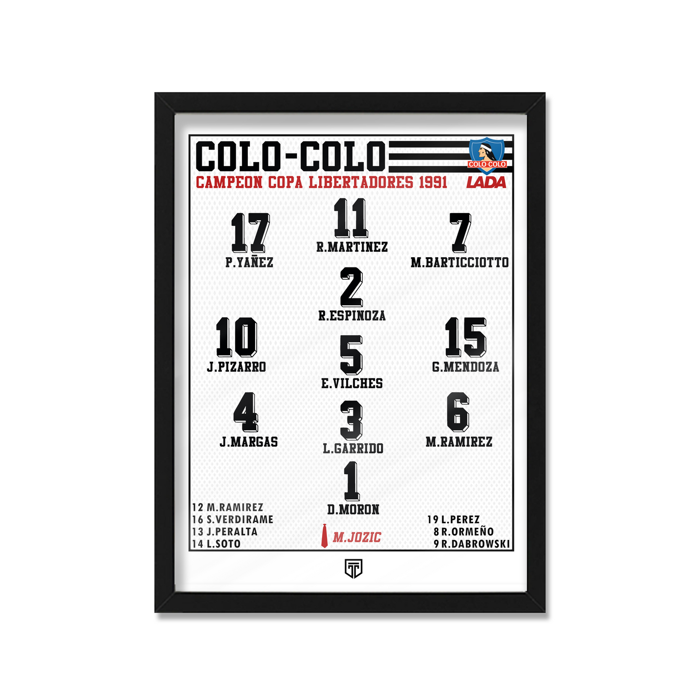 SQUAD COLO COLO 1991 – Trescuadra